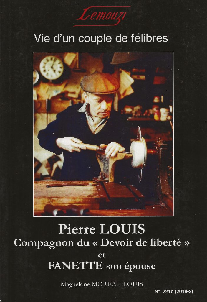 Vie d’un couple de félibres : Pierre Louis, Compagnon du « Devoir de ...